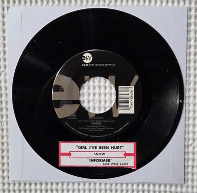 SNOW Feat. MC SHAN Informer b/w Been Hurt Orig '93 EastWest Jukebox ...