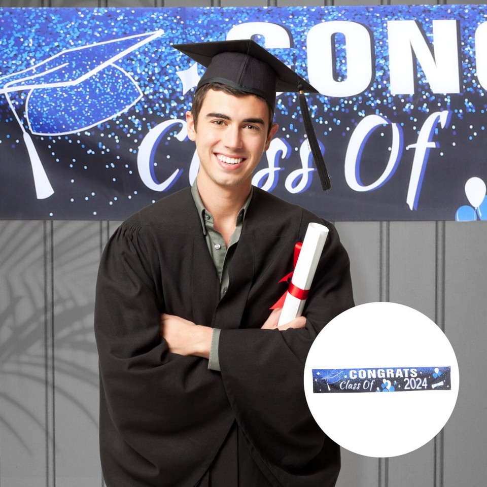 Congratulations Graduation Party Backdrop Congrats Grad Photography ...