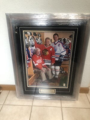 Wayne Gretzky, Bobby Hull, Gordy Howe Signed 1000 Goal Club L/E | eBay