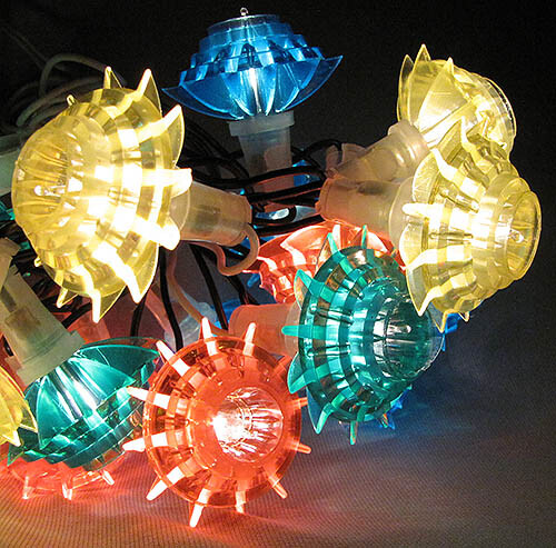 Garland Electric Christmas Light Russian Old Vintage Soviet New Year ...