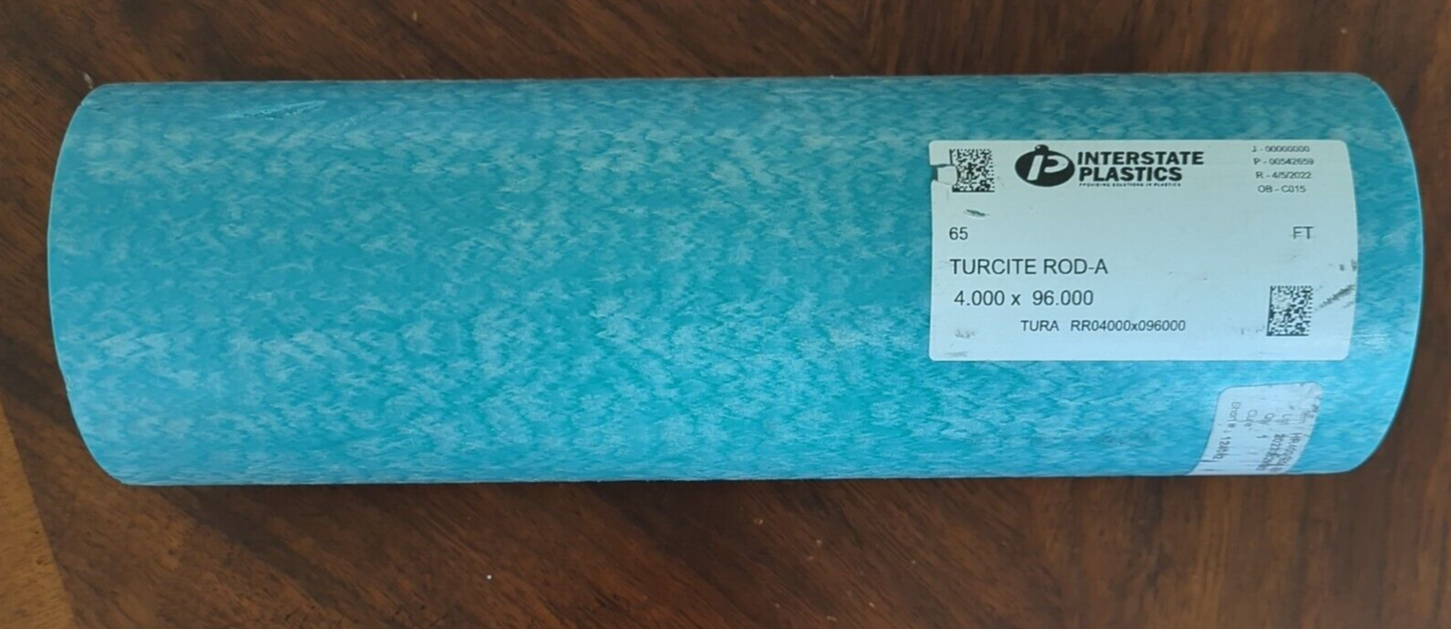 Turcite Rod -A (BLUE) 4" x 13" - Machineable High wear resistance | eBay