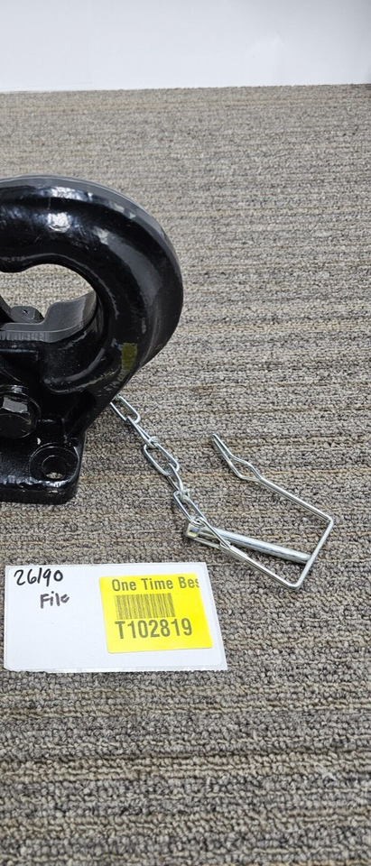 Heavy Duty Capacity 15 Ton Pintle Hook Rigid Mount Towing Trailer Hitch ...