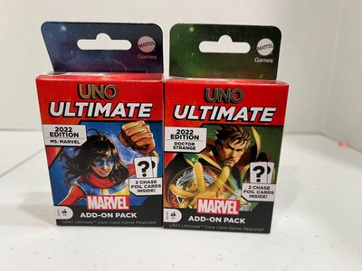 Marvel Uno Ultimate Ms. Marvel and Doctor Strange Booster Packs | eBay