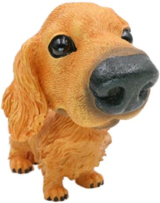 Handmade Bobble Head Nodding Dachshund Dog Toy Doll Car Dash Decoration ...