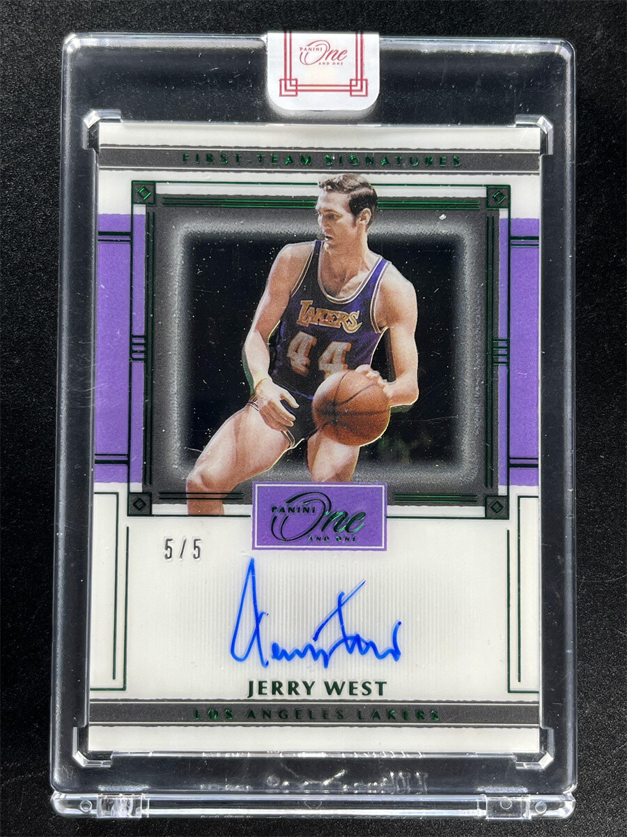 5/5 eBay 1/1 2020-21 Panini One And One Jerry West First Team ...