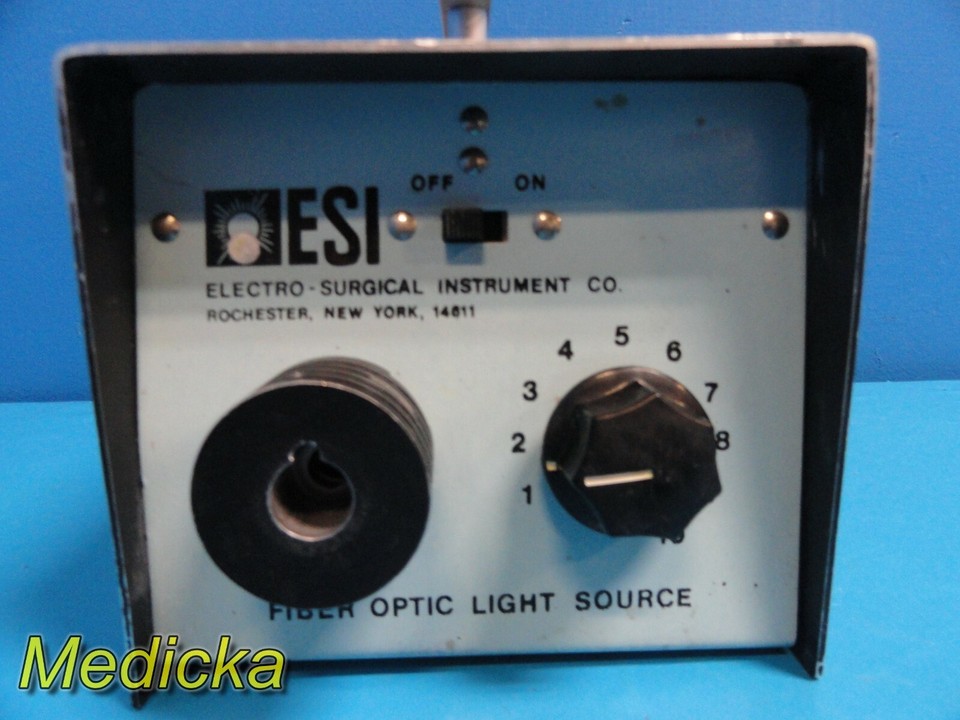 Fiber Optic Light Source by Electro-Surgical Instrument (ESI) ~ 17479 ...