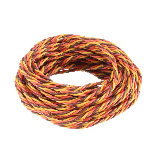 29.5FT/9Meter 28AWG Servo Wire 3P Twist Extension Cable 30 Core Brown ...