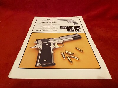 FRAMED ADVERT 11X8 GUNNER ONE & CO - COLT'S GOVERMENT MODEL PISTOL ...
