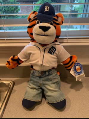 Detroit Tigers Mascot Paws MLB Build a Bear All Star Game Plush 2005 ...