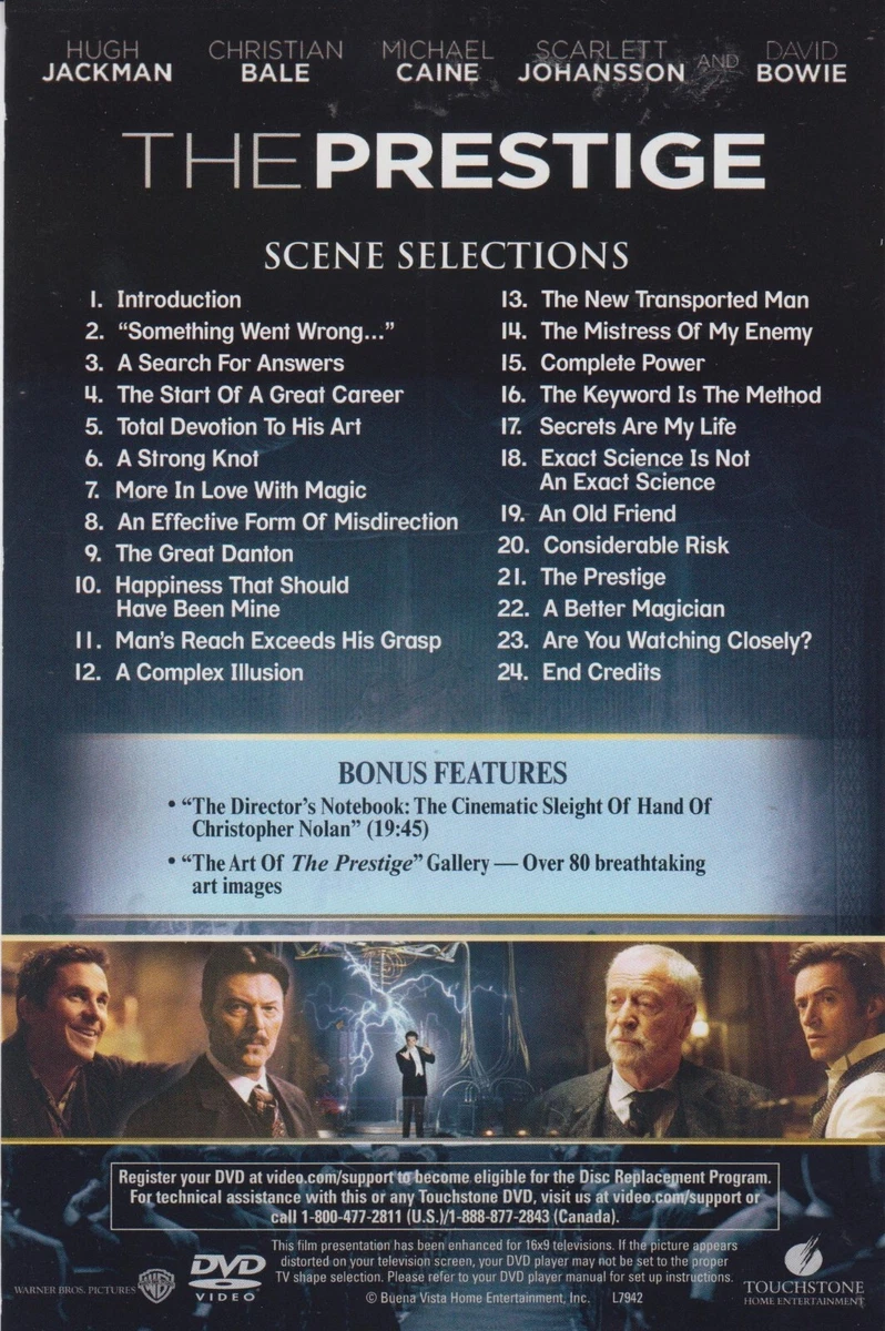 The Prestige Dvd Cover