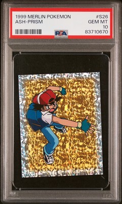 1999 MERLIN POKEMON #S26 ASH-PRISM PSA 10 | eBay
