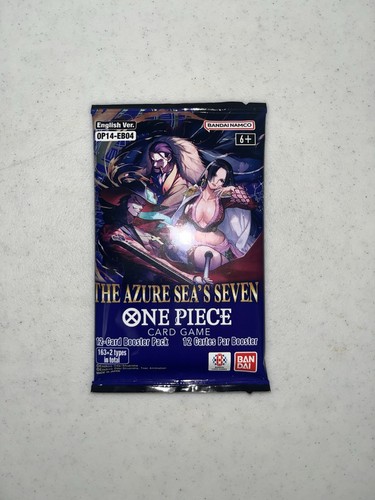 One Piece OP14 The Azure Sea’s Seven English Booster Pack! Multiple in ...
