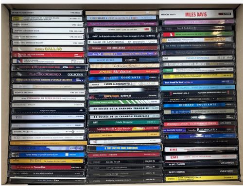 Musique LOT d'environ + de 80 CD Compact Disc classiques variétés ...