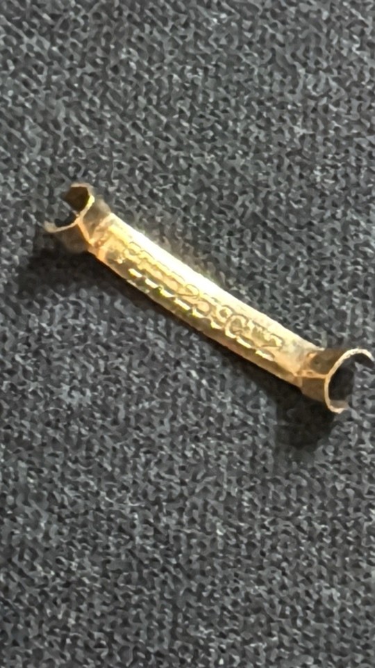 Victorian 9ct Gold Large Curb Link Bracelet Ring Size Reducer Scrap ...