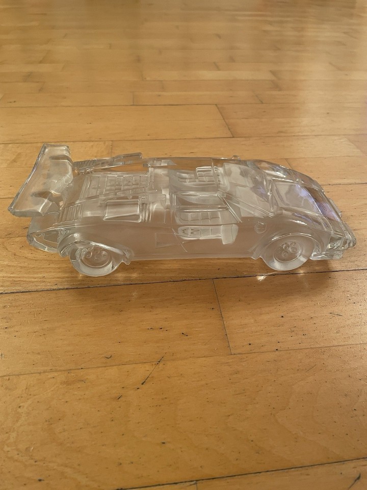 Lamborghini Countach Cristal Glass Model Collectible Paperweight 11”x5 ...