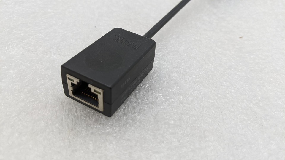 LOT OF 5 Lenovo ThinkPad 04X6435 Ethernet RJ45 Adapter SC10A39882AA ...