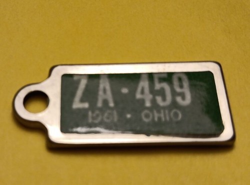 Vintage DAV Disabled America Veterans Mini License Plate Key Chain Tag ...