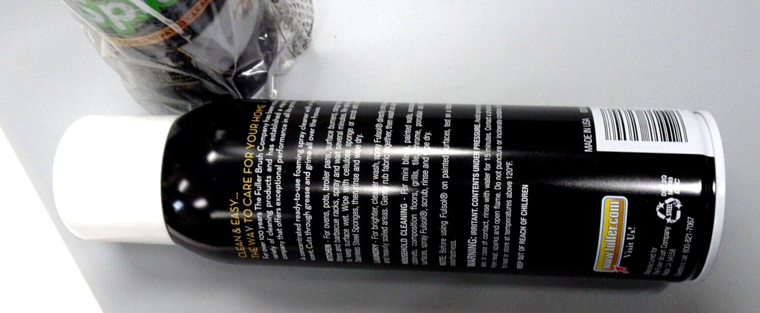 Discontinued Fuller Brush Co Fulsol Spray 18Oz Concentrated Foam ...
