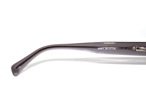NEW MODERN OPTICAL SLICK GREY AUTHENTIC EYEGLASSES FRAMES 49-17-135MM ...