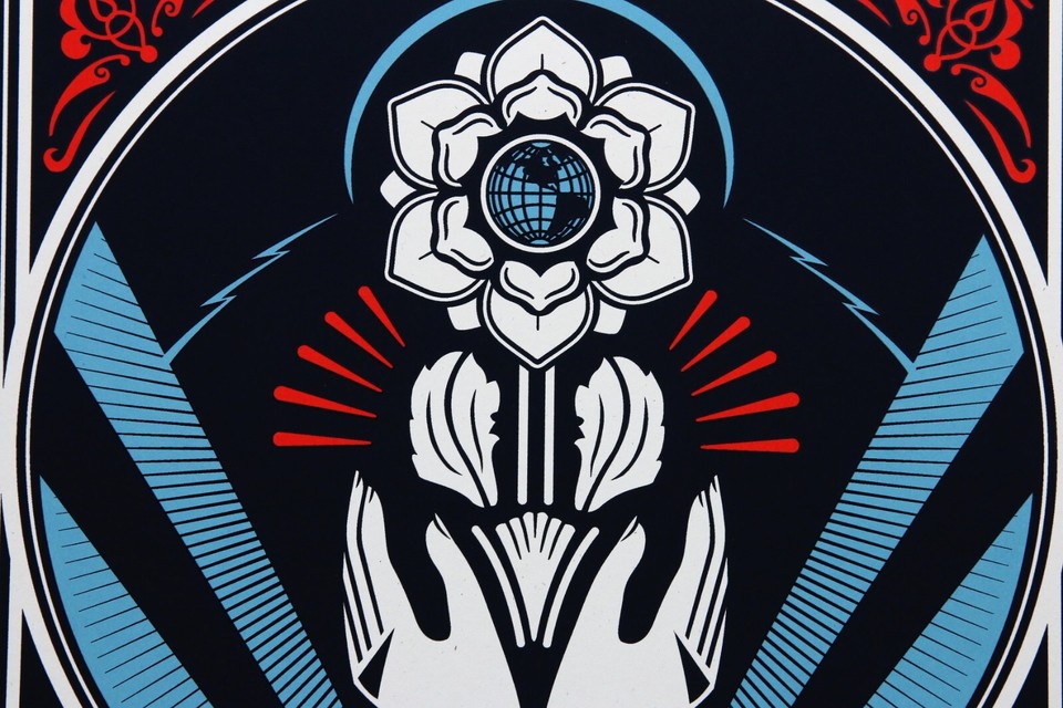 SHEPARD FAIREY Wonder Revolutionary Love screenprint SIGNED OBEY GIANT ...