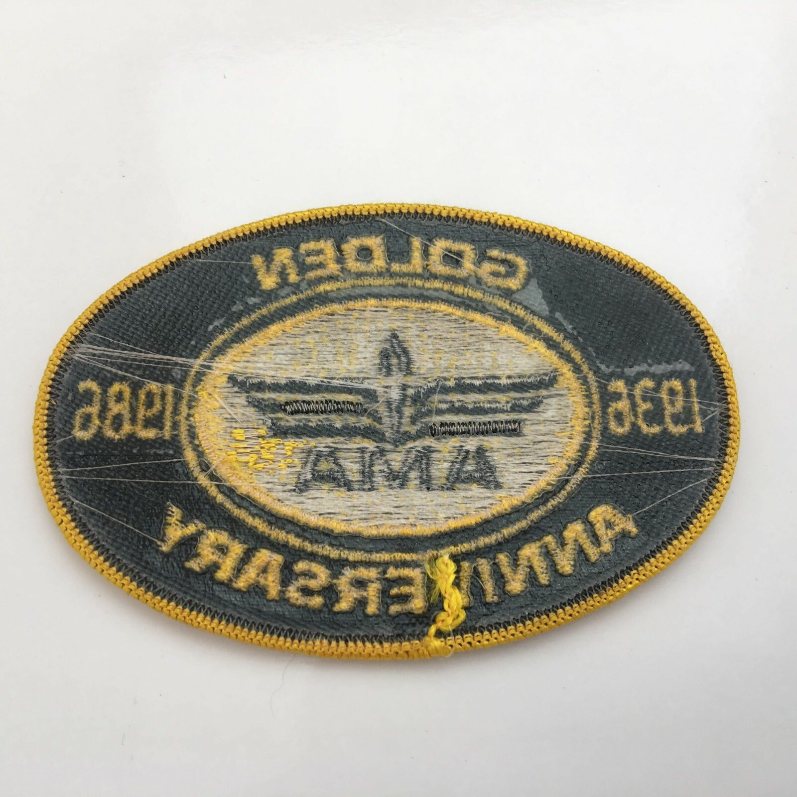 Vintage AMA Academy Of Model Aeronautics Sew On Patch Golden ...