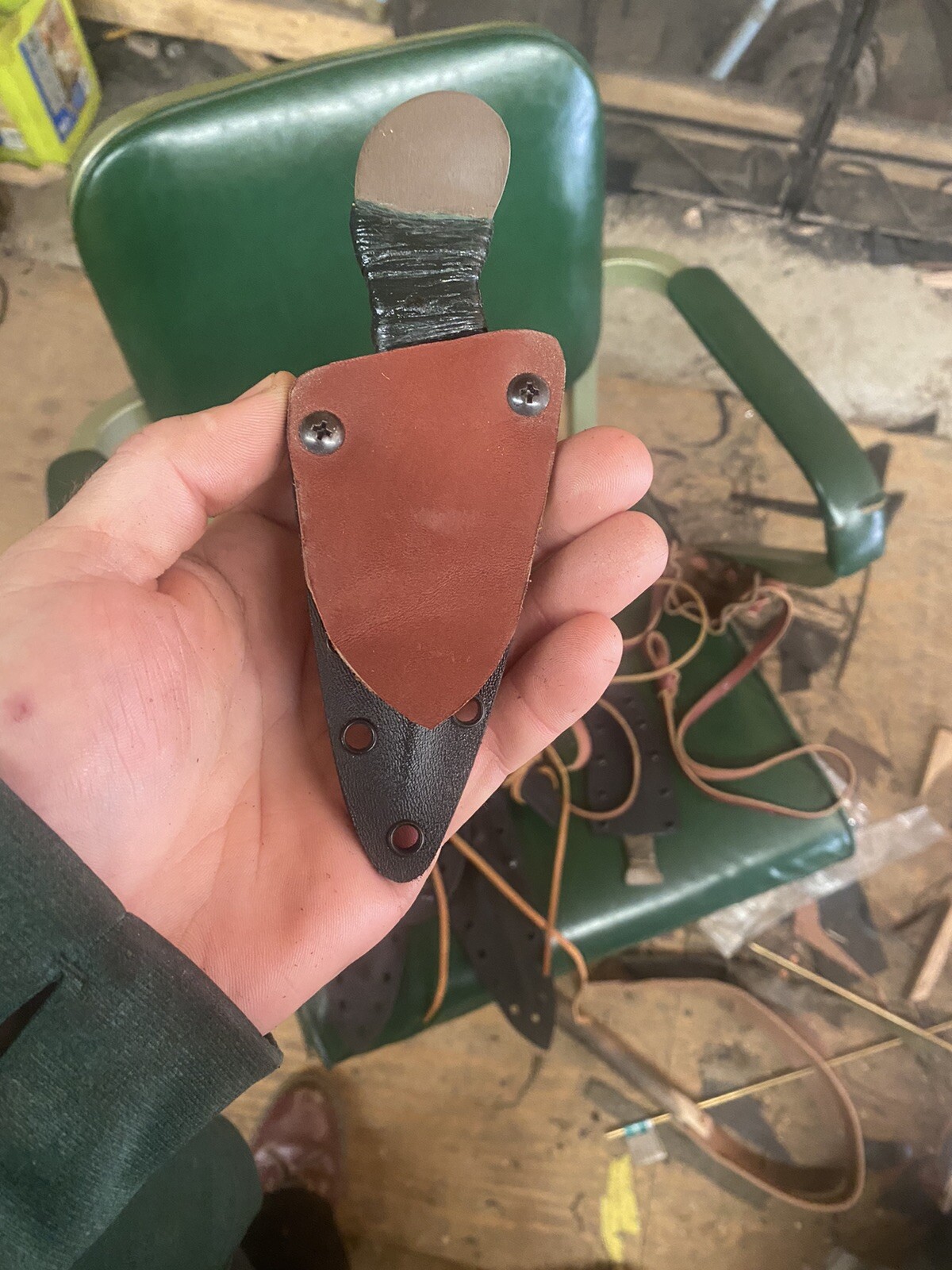 Custom WW2 Style Lapel Dagger Thumb Dagger Hide Out Last Ditch Knife ...