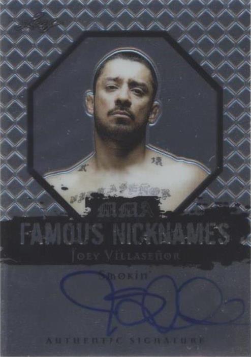 2011 Leaf Metal MMA - Famous Nicknames #FN-JV-2 Joey Villasenor (AU ...