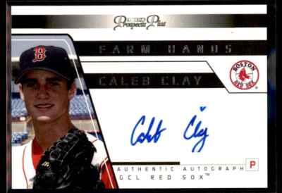 Caleb Clay 2006 Tristar Prospects Plus Farm Hands RC Autograph Rookie ...