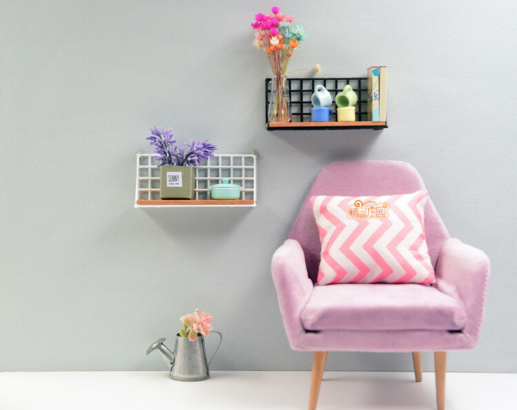 1:12 DollHouse Miniature Wall Storage Shelf Rack Furniture Kitchen ...