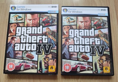 *Read Description* GTA4 Windows PC Game Complete w/ Map/Poster & Guide ...