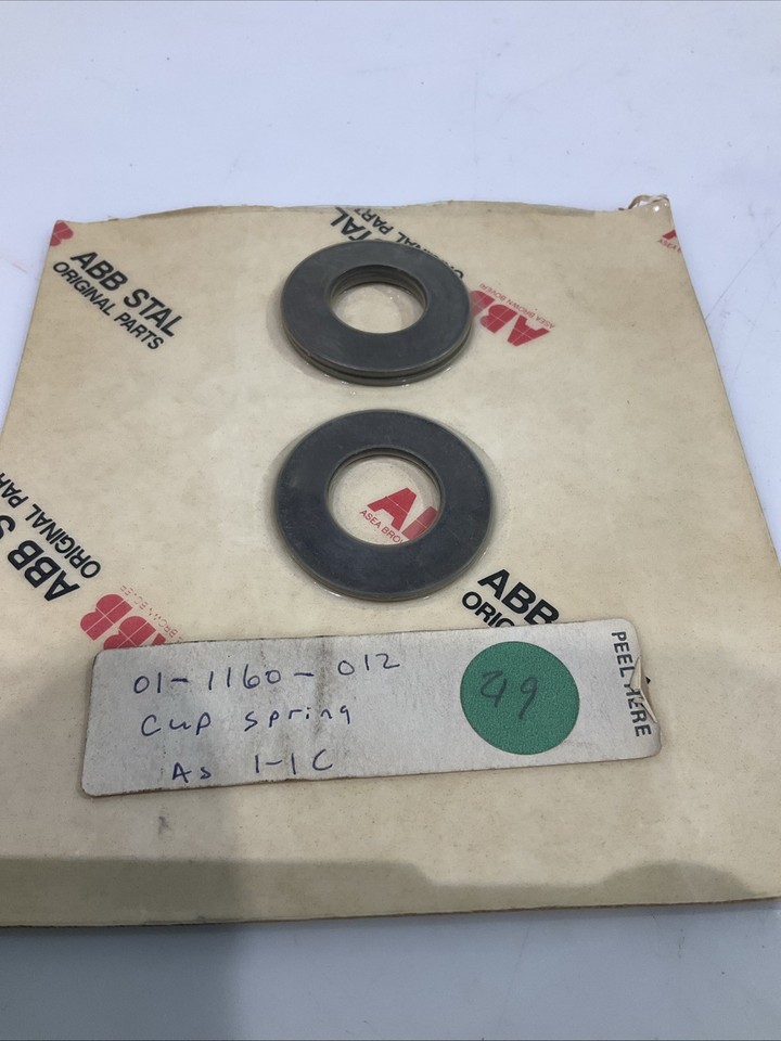 ABB SPR- 242229-4 01-1160-012 CUP SPRING TC-C 13 LOT OF 2 T2M | eBay