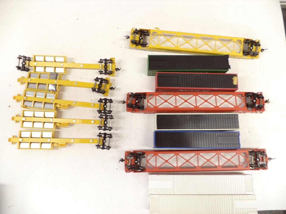 Athearn HO Well Cars(3) + Spine car set AS IS, (a), | eBay