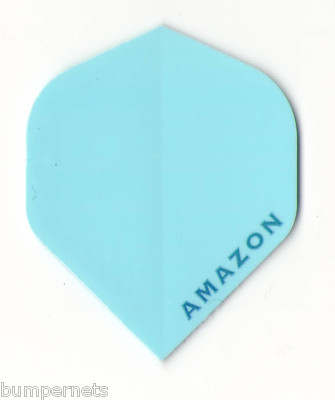New Standard Darts Flights 3 Set of 3 LIGHT BLUE Ruthless Amazon Steel ...