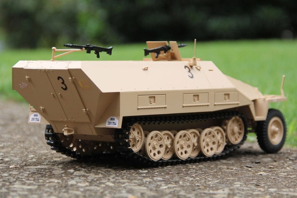 RC Car Torro German Sd.Kfz. 251/1 Ausf. D Sand 1/16 Scale Armored ...