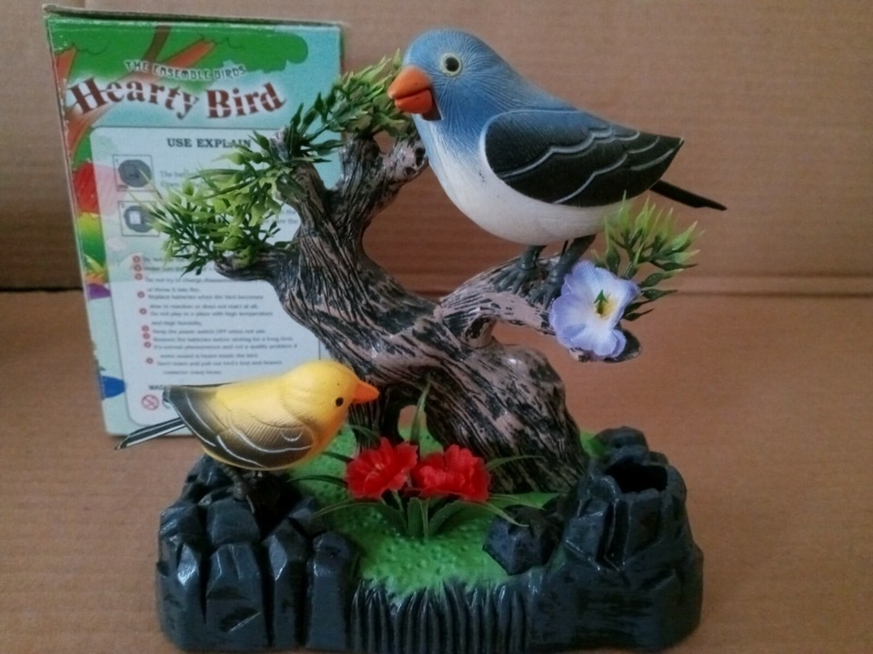 The Ensemble Birds Animated Chirping Singing Birds Hearty Bird 516 | eBay