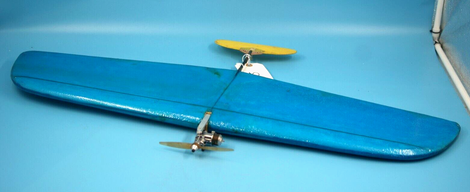 Control Line Model Airplane with RARE STELS Twin Horn .049 Engine | eBay