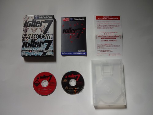 KILLER 7 Nintendo GameCube GC 2005 CAPCOM ‎DOL-P-GK7J w/Manual NTSC-J ...