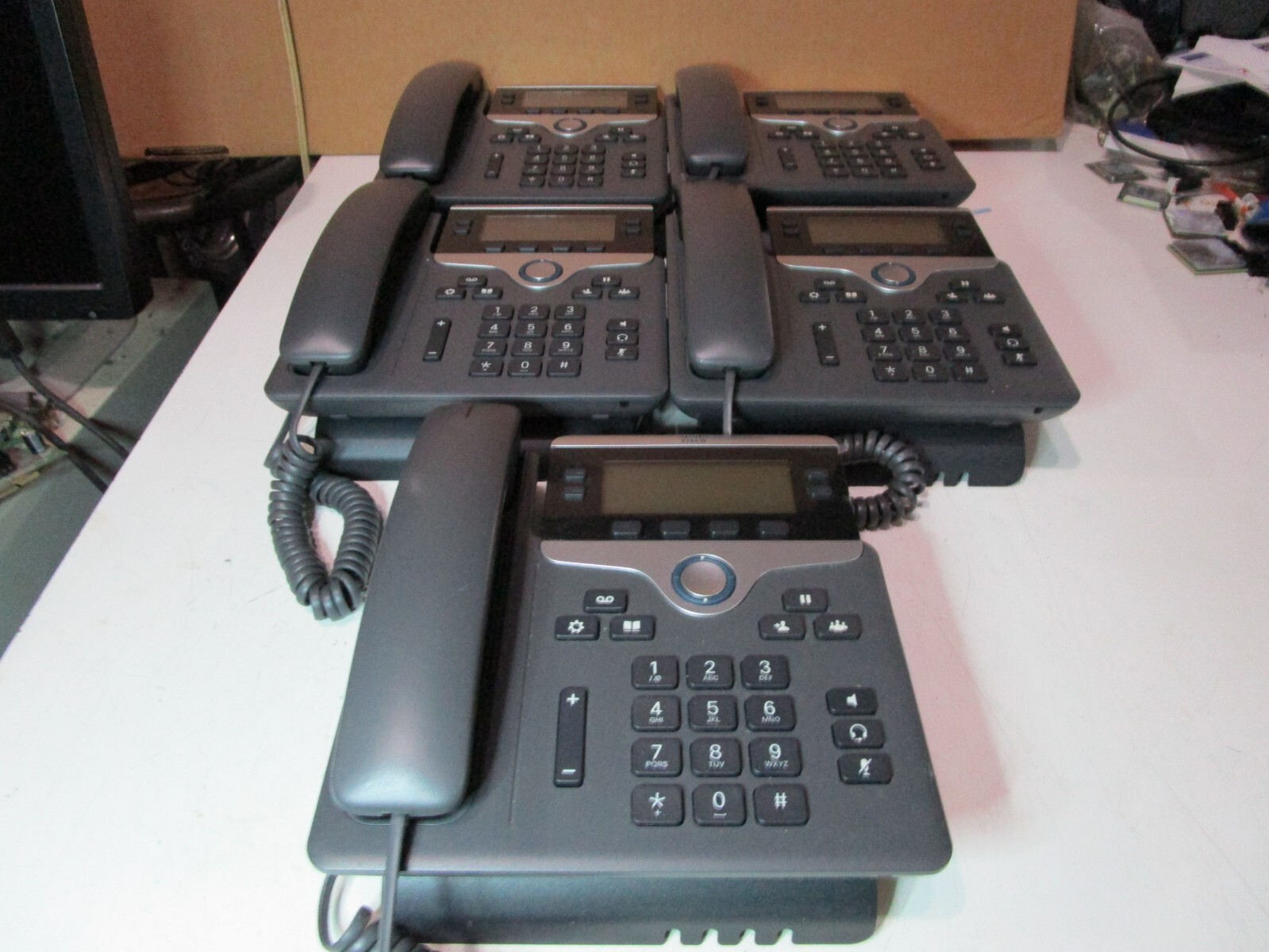 *Lot Of 5* Cisco CP-7841 IP Phone VoIP Display Phone with Stand | eBay