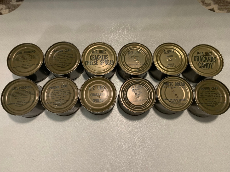 45 Vietnam Era C-Ration Cans of Various Units | eBay