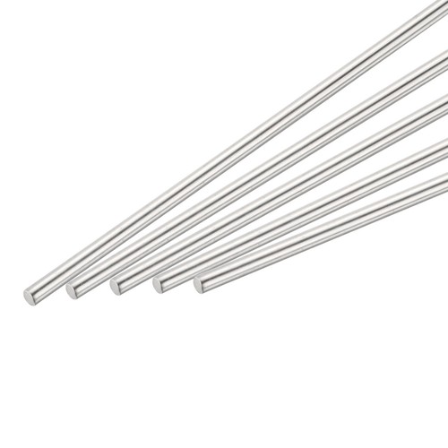 5Pcs 304 Stainless Steel Round Rods Bar 4mm x 100mm for Various Shaft ...