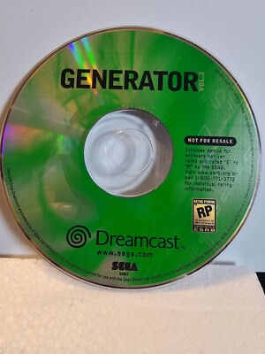 Generator Vol. 2 (Sega Dreamcast) | eBay