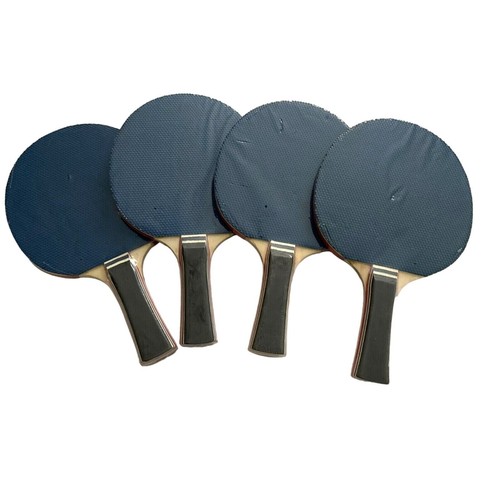 Ping Pong Paddles 2 Player Table Tennis Set 4 Paddles Total | eBay