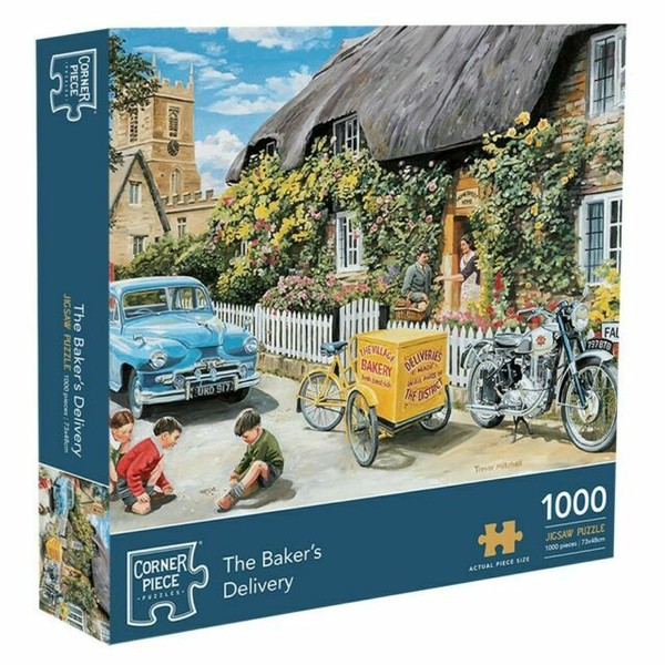 Corner Piece Puzzles Baker's Delivery 1000 Piece Jigsaw Puzzle for sale ...