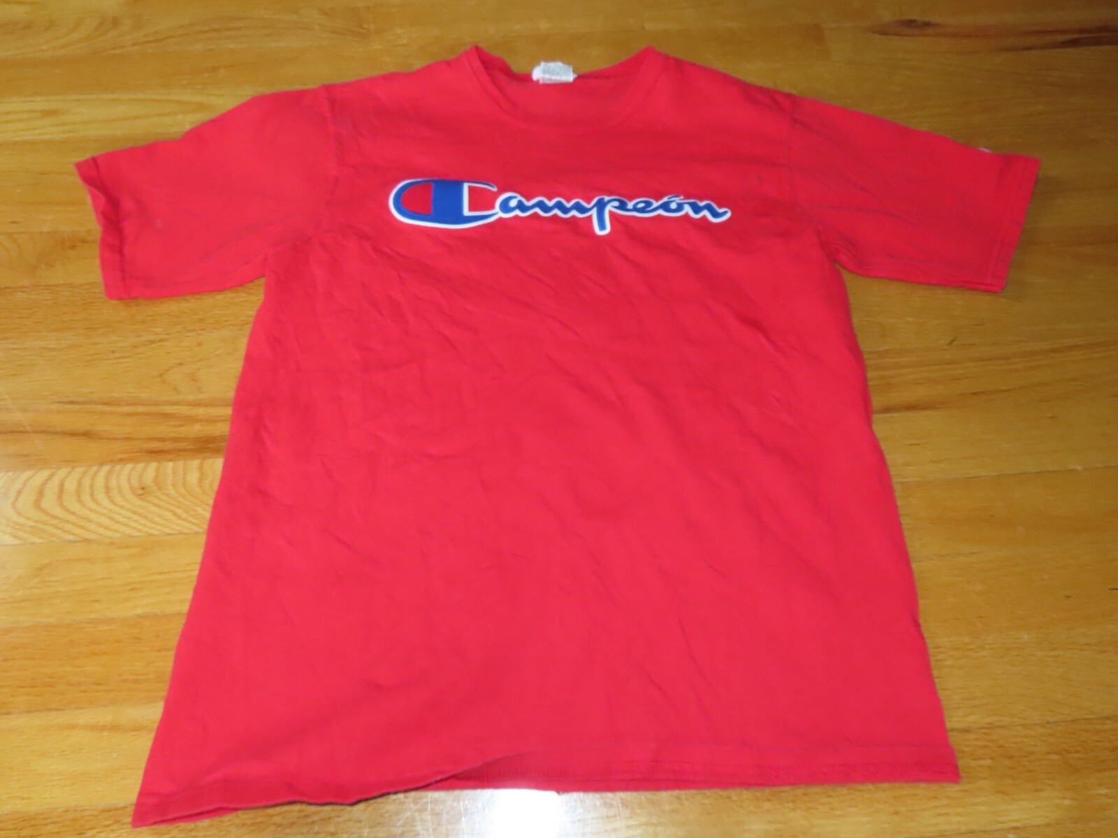 Vintage Champion Label Hispanic "Campeon" Logo Raised… - Gem