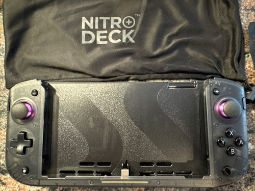 CRKD Nitro Deck Plus Controller for Nintendo Switch - Clear Black | eBay