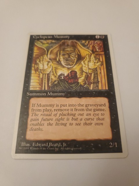 MTG Cyclopean Mummy Alternate 4th Edition Regular Common for sale ...