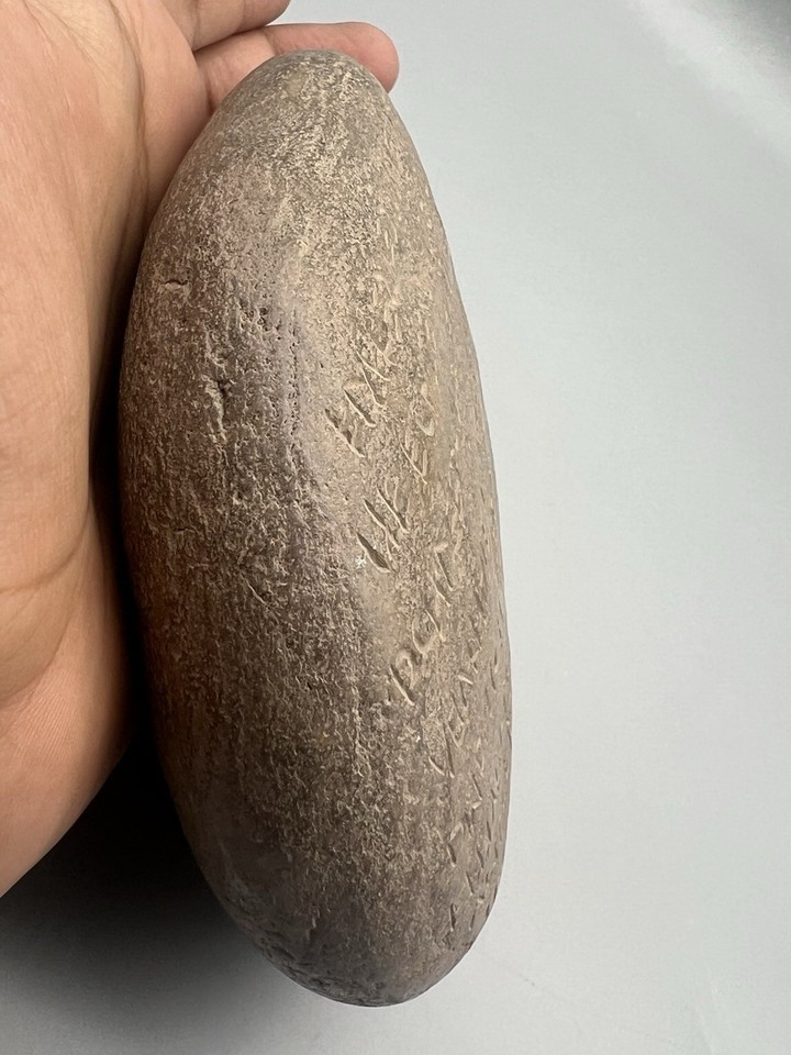 Ancient Bactrian Stone Inscription Tablet Authentic Relief | eBay