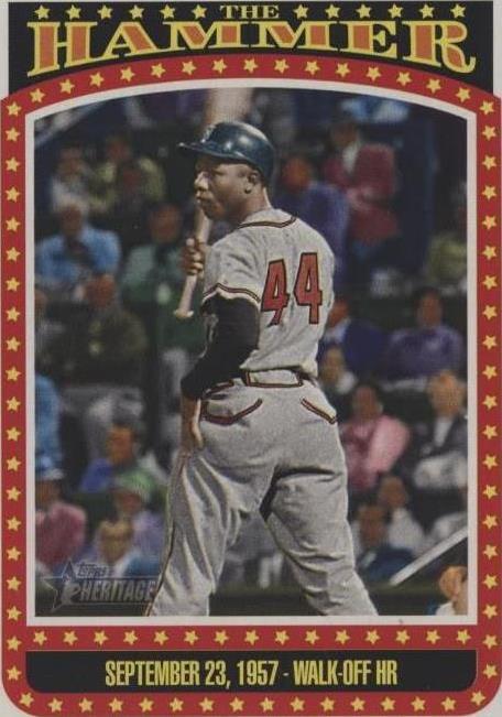2023 Topps Heritage High Number - The Hammer Hank Aaron #TH-3 for sale ...