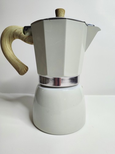 Cream Moka Pot Stovetop Espresso Maker Italian Coffee Gnali & Zani ...