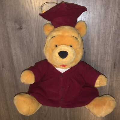 Disney Winnie The Pooh Graduation Plush Stuffed Animal Grad Night Gift ...